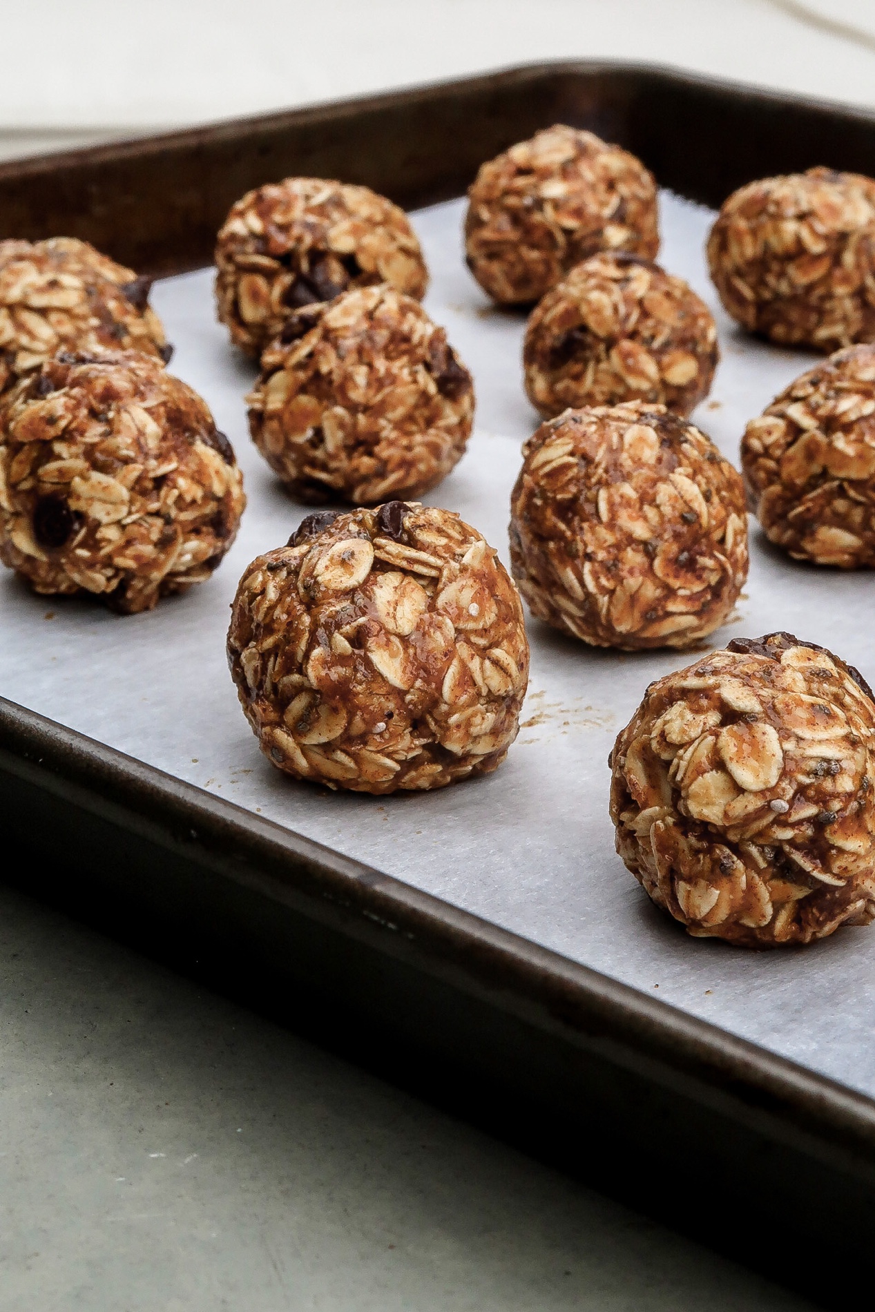 Pumpkin Spice Protein Bites made for easy snacking - Right Back Spatula